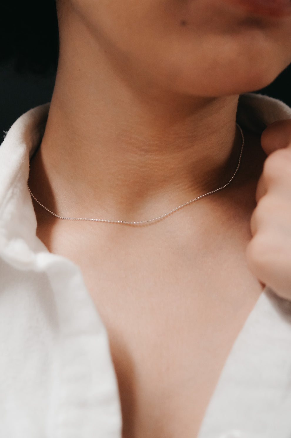 Disco Chain Necklace in Sterling Silver – Hannah Naomi Jewelry