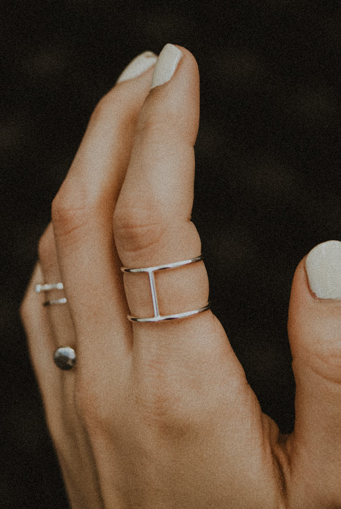 Large Cage Ring, Sterling Silver – Hannah Naomi Jewelry