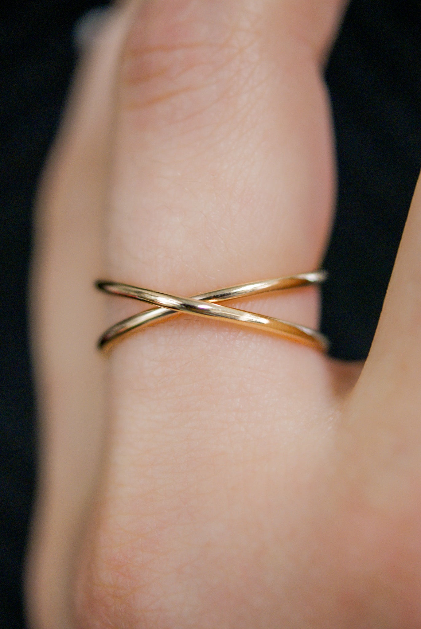 X-Ring, 14K Gold Fill – Hannah Naomi Jewelry
