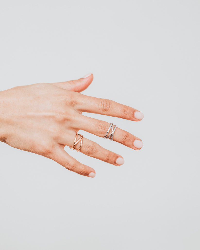 Infinity Spiral Ring, Sterling Silver – Hannah Naomi Jewelry