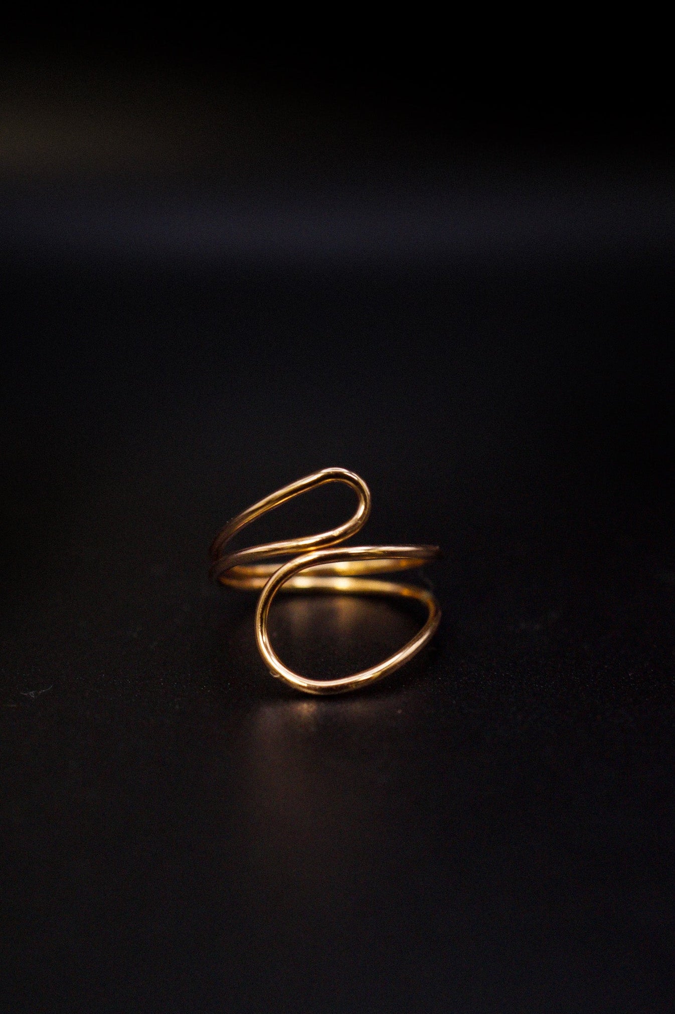 Asymmetrical Cuff Ring, 14K Gold Fill – Hannah Naomi Jewelry