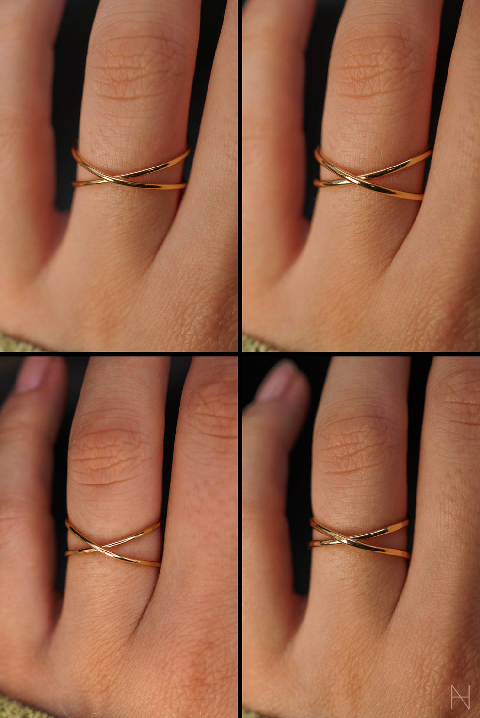 X-Ring, 14K Gold Fill – Hannah Naomi Jewelry