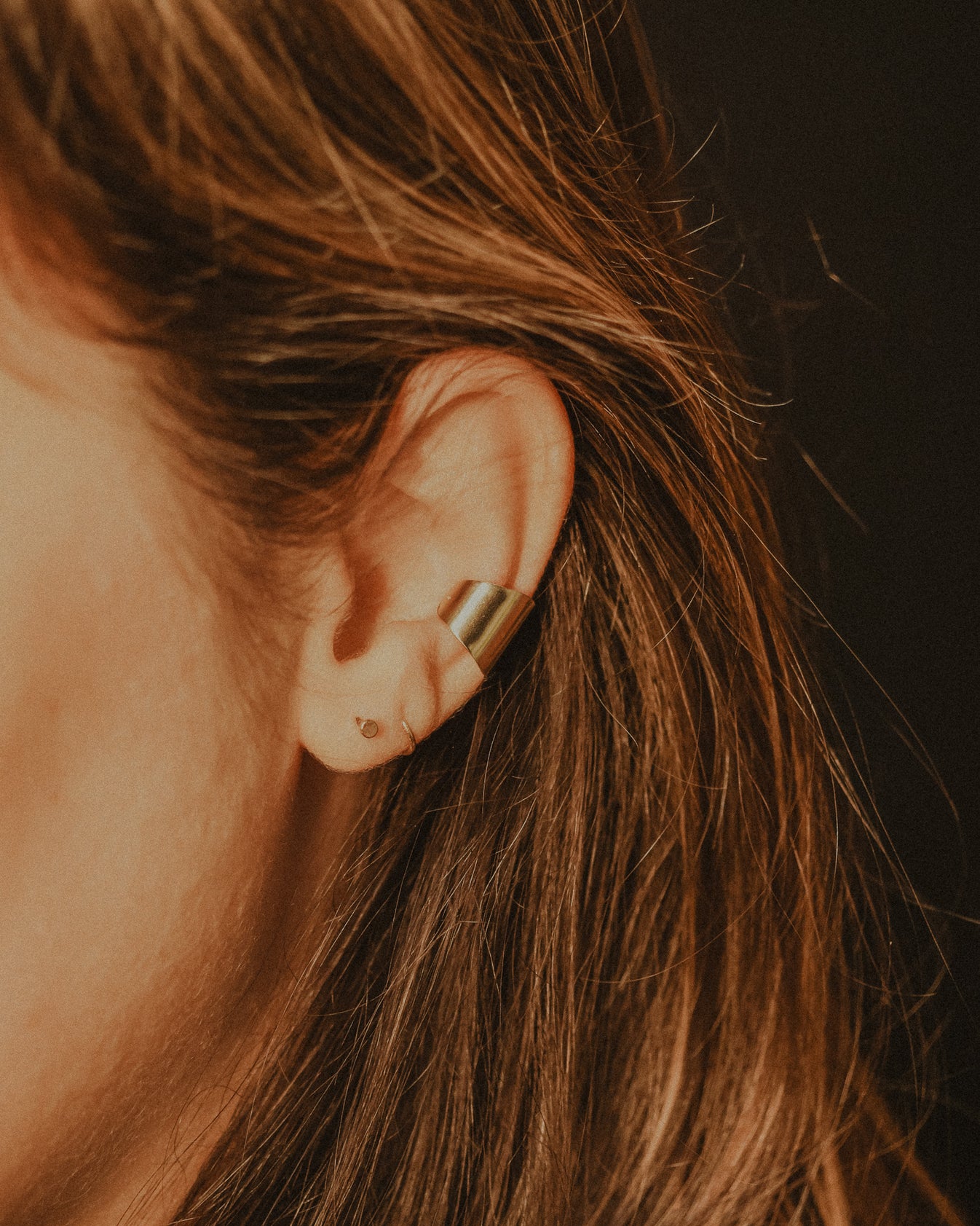 Conch Shield Ear Cuff, Solid 14K Gold or Rose Gold – Hannah Naomi Jewelry
