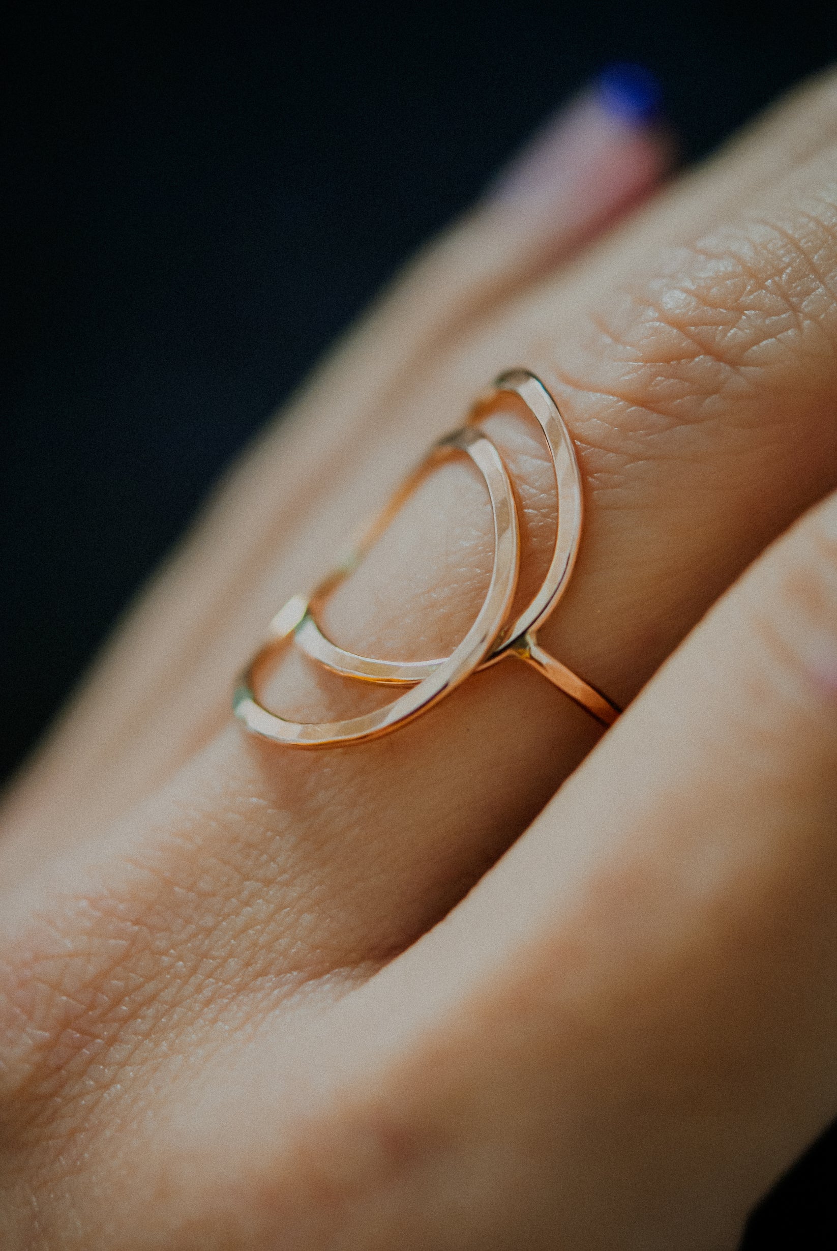 Eclipse Ring, 14K Rose Gold Fill – Hannah Naomi Jewelry