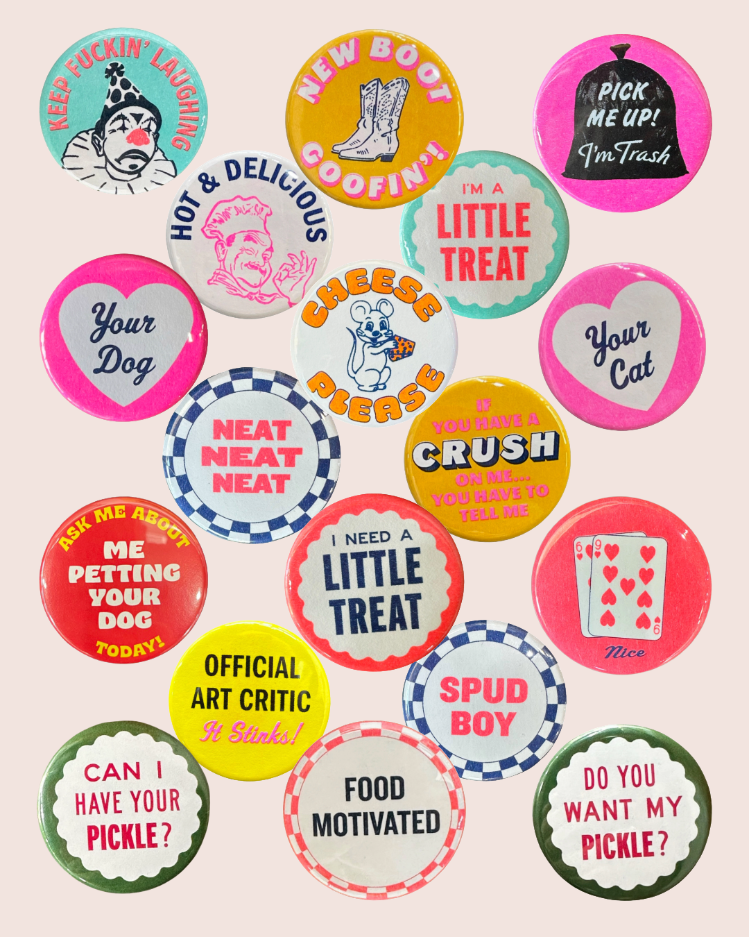 Spud Boy Pin Button – Hannah Naomi Jewelry