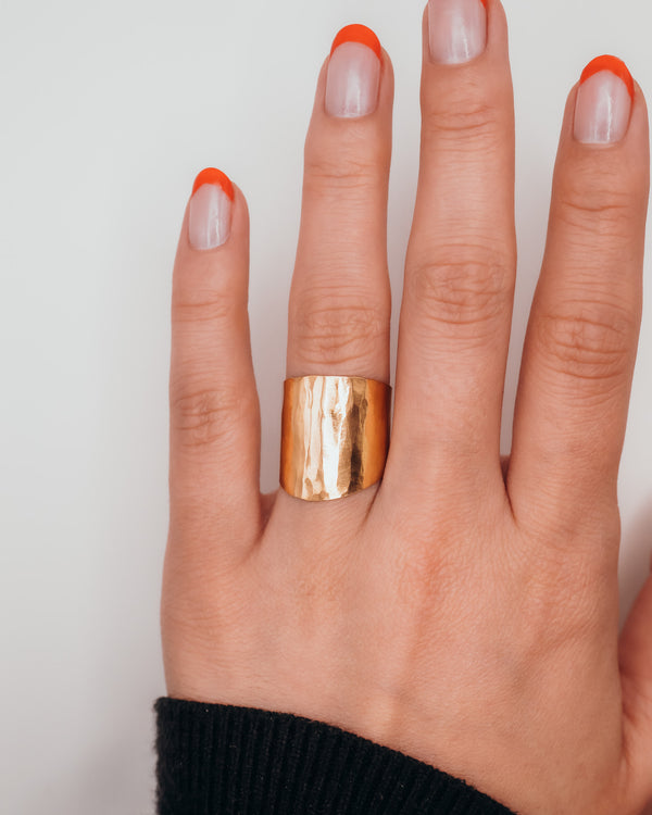 Small Shield Ring, 14K Gold Fill – Hannah Naomi Jewelry