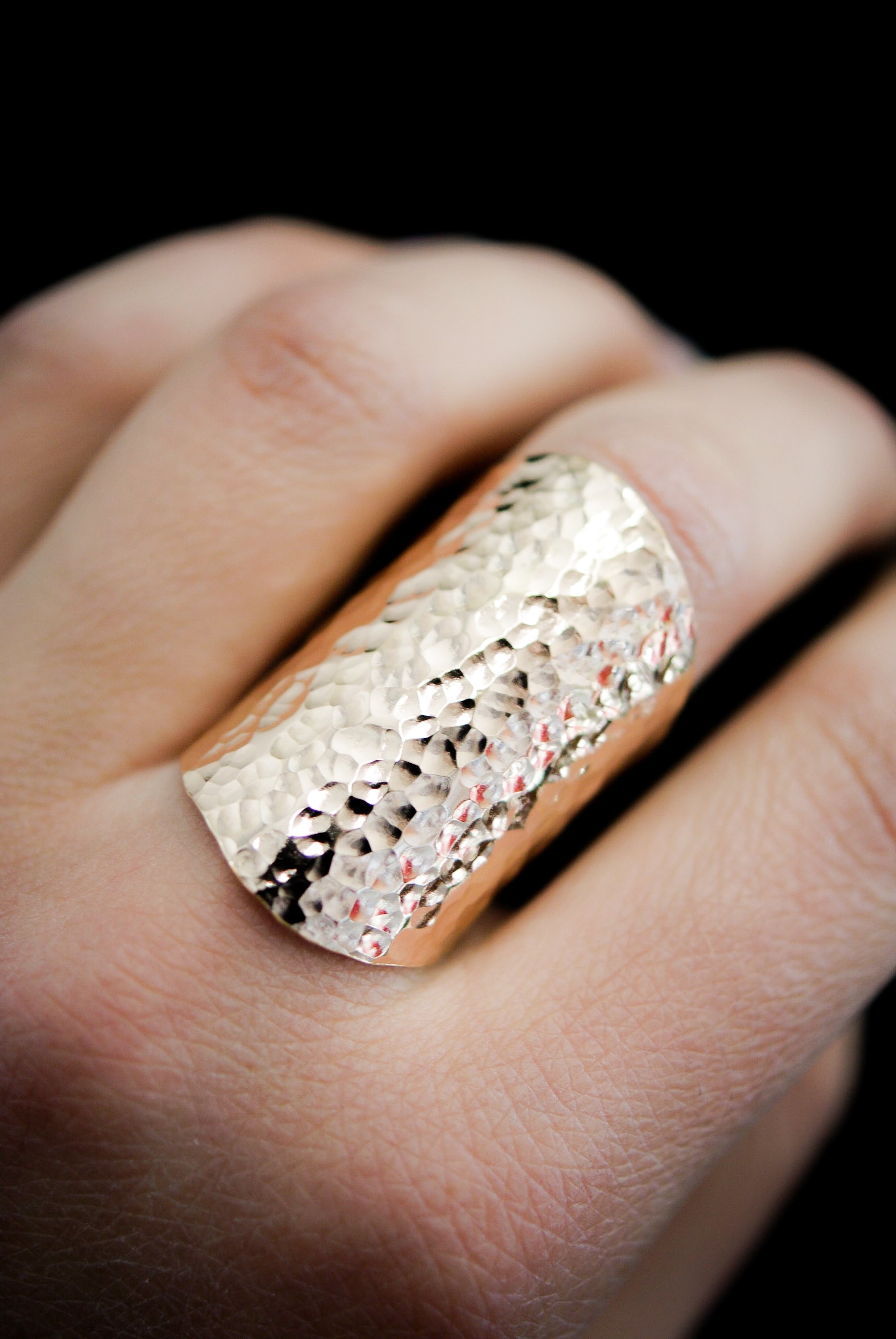 Large Shield Ring, 14K Gold Fill – Hannah Naomi Jewelry