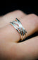 Thin Interlocking Set of 6 Rings, Sterling Silver – Hannah Naomi Jewelry