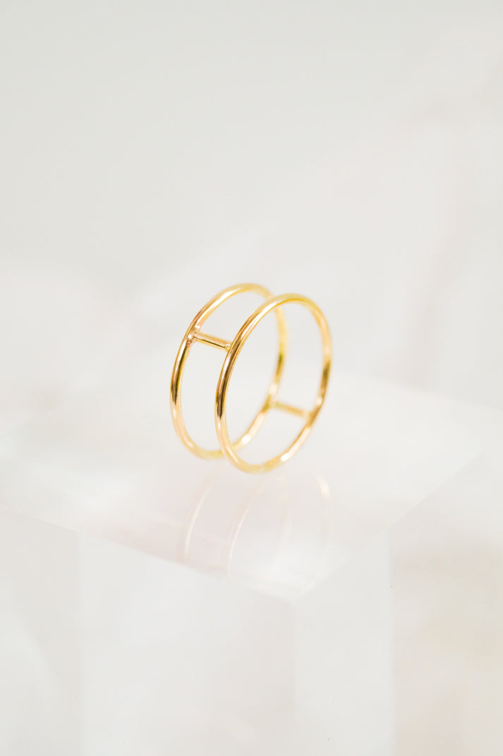 Small Cage Ring, 14K Gold Fill – Hannah Naomi Jewelry