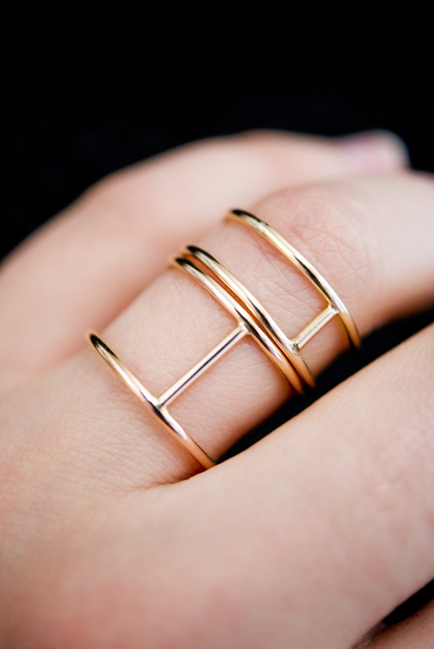 Small Cage Ring, 14K Gold Fill – Hannah Naomi Jewelry