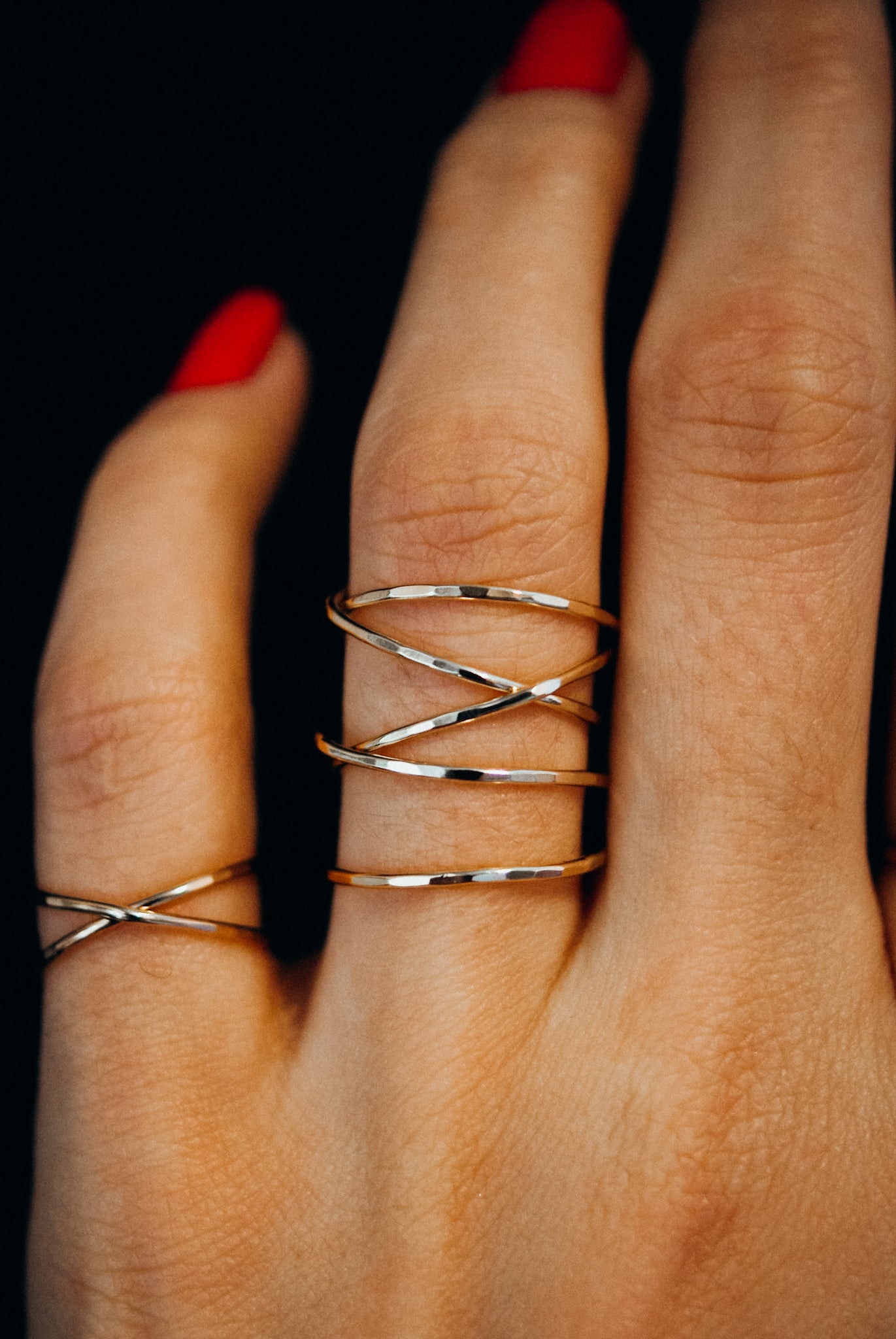 Extra Large Wraparound Ring, Solid 14K Gold – Hannah Naomi Jewelry